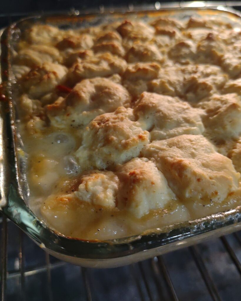 Homemade Chicken Pot Pie Recipe with Sourdough Dumplings - TheFarmChicken